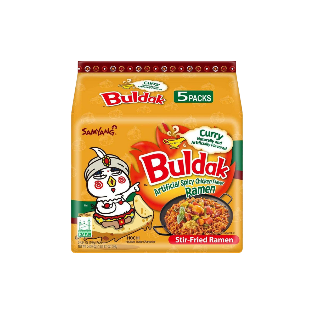 SAMYANG Buldak Chicken Flavor Ramen Noodles Multi Curry, 삼양 불닭볶음면 멀티 카 – ROM America