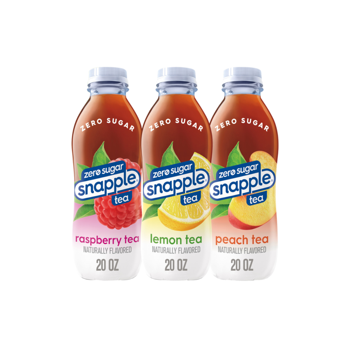 Snapple Tea, Zero Sugar, Variety Pack, 20 fl oz, 24 ct – ROM America